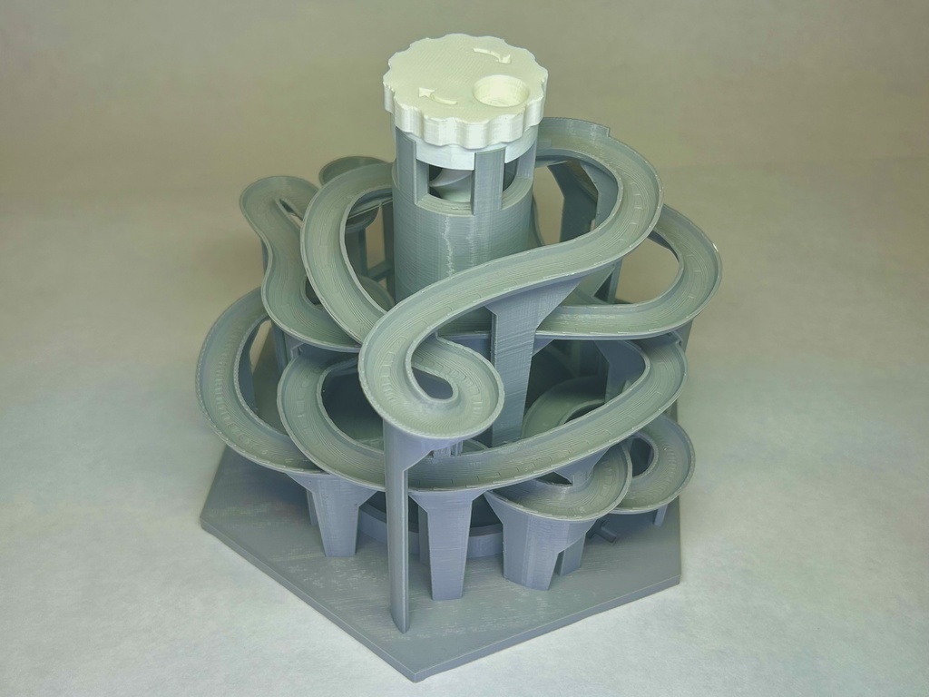 🎁 Iota- a 3D Printed Marble Machine・Free 3D File for ・Cults