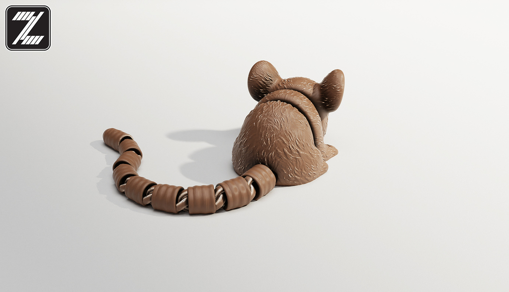 🐁 Flexi Mouse/Rat・Free 3D File for ・Cults