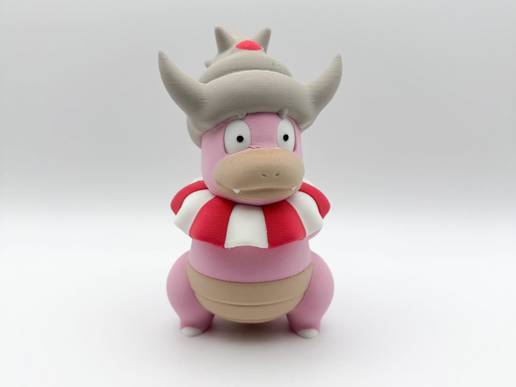 🐉 Slowking Multicolor・Free 3D File for ・Cults