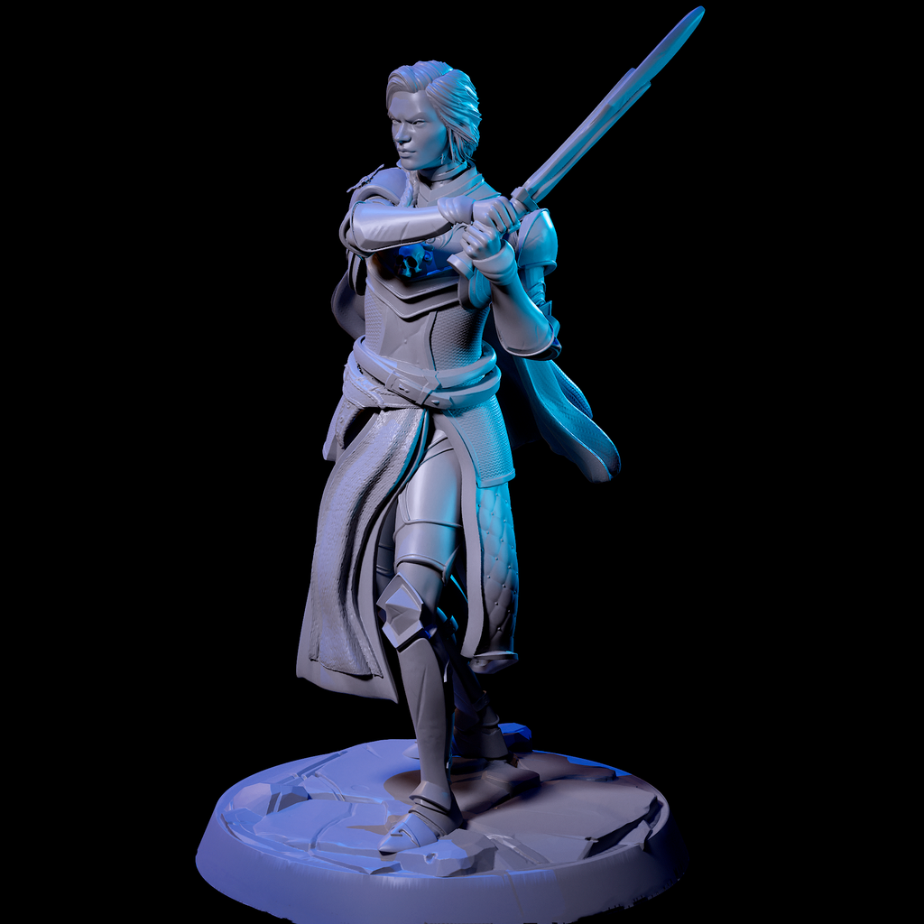 🆓 Medieval Knight - Spear - FREE, DND character, NPC soldier, fantasy ...