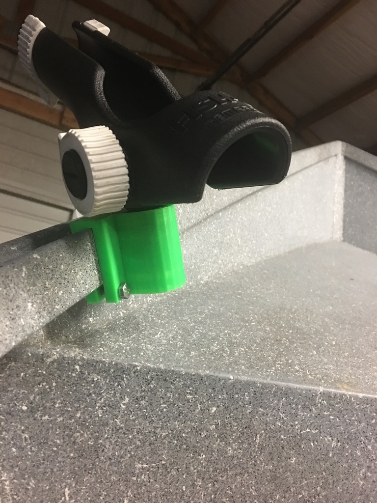 🎣 Fish-On Compatible Fishing Rod Holder Mount for 1.5in x .25in Gunnel ...