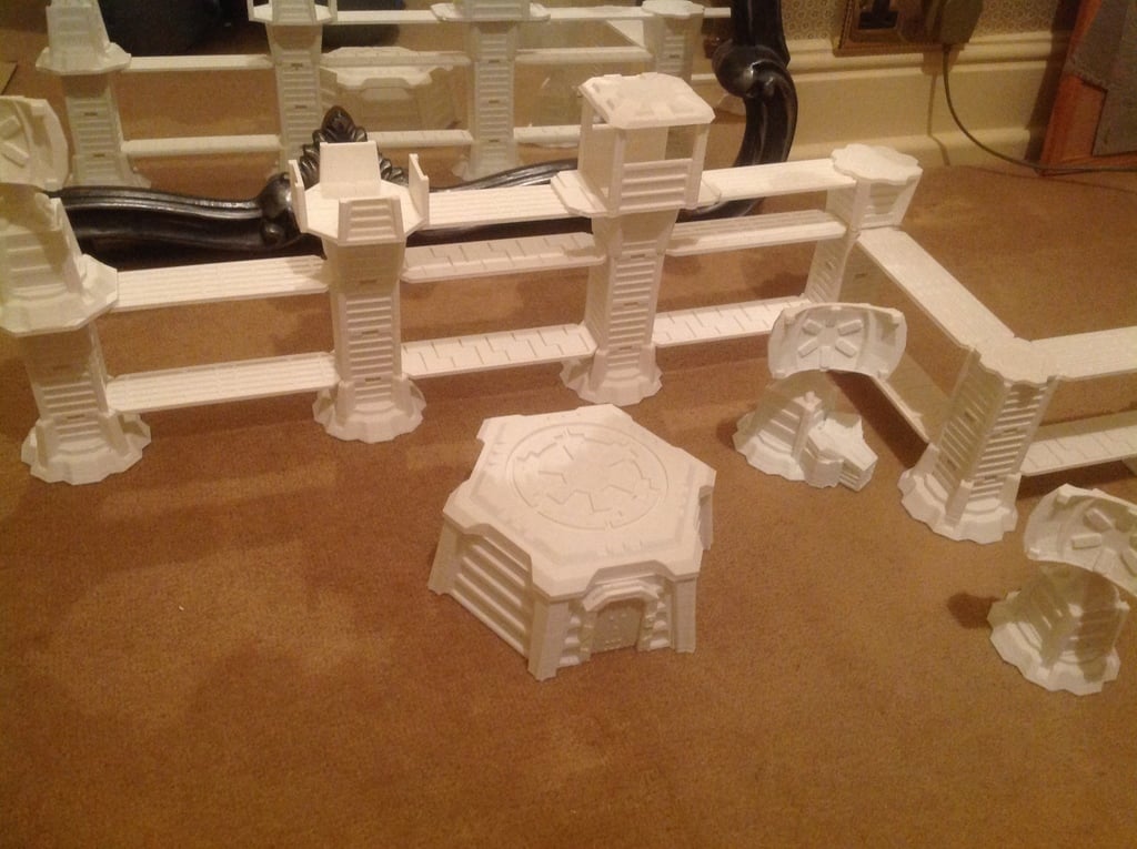 Работа Star Wars Legion Terrain - Modular Watchtower and Walkways ...