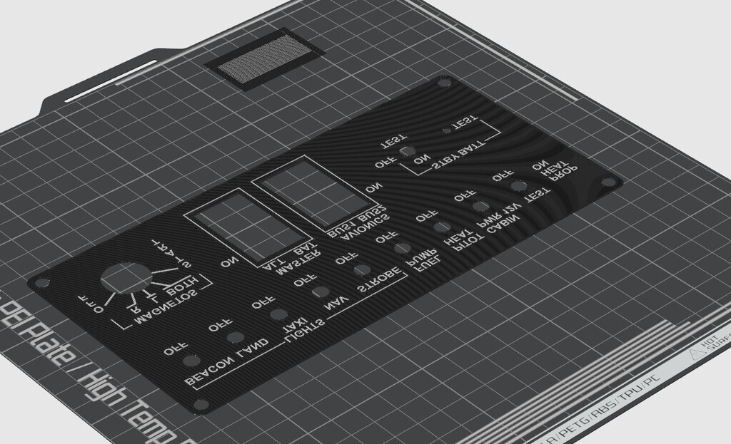 Free 3D file Cessna MiniSwitch Panel 🧑‍🔧 ・3D printer design to download ...