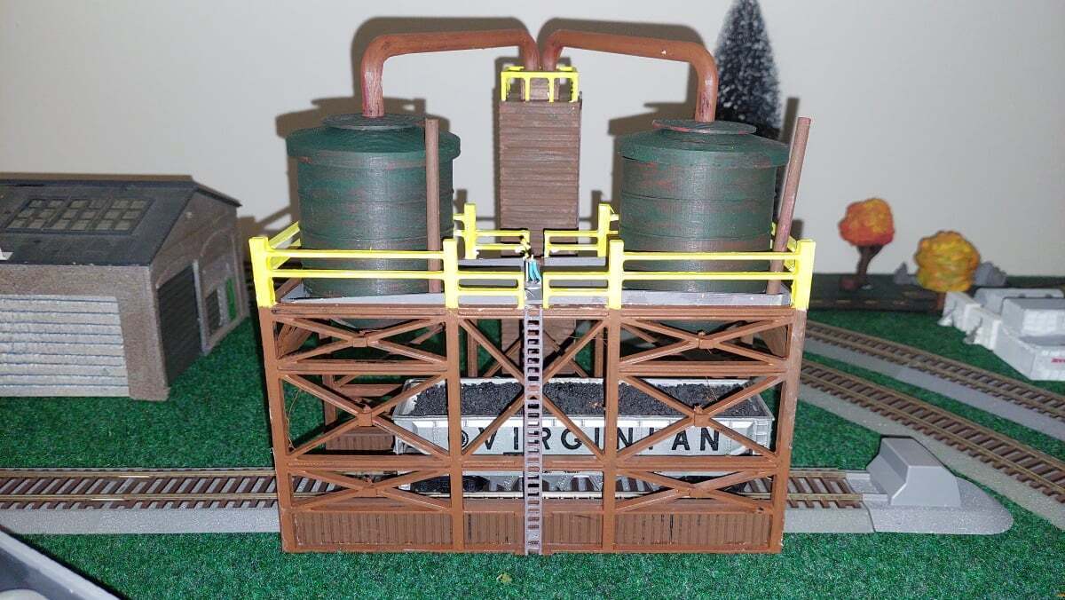 3D printing HO Scale Grain Towers・Cults