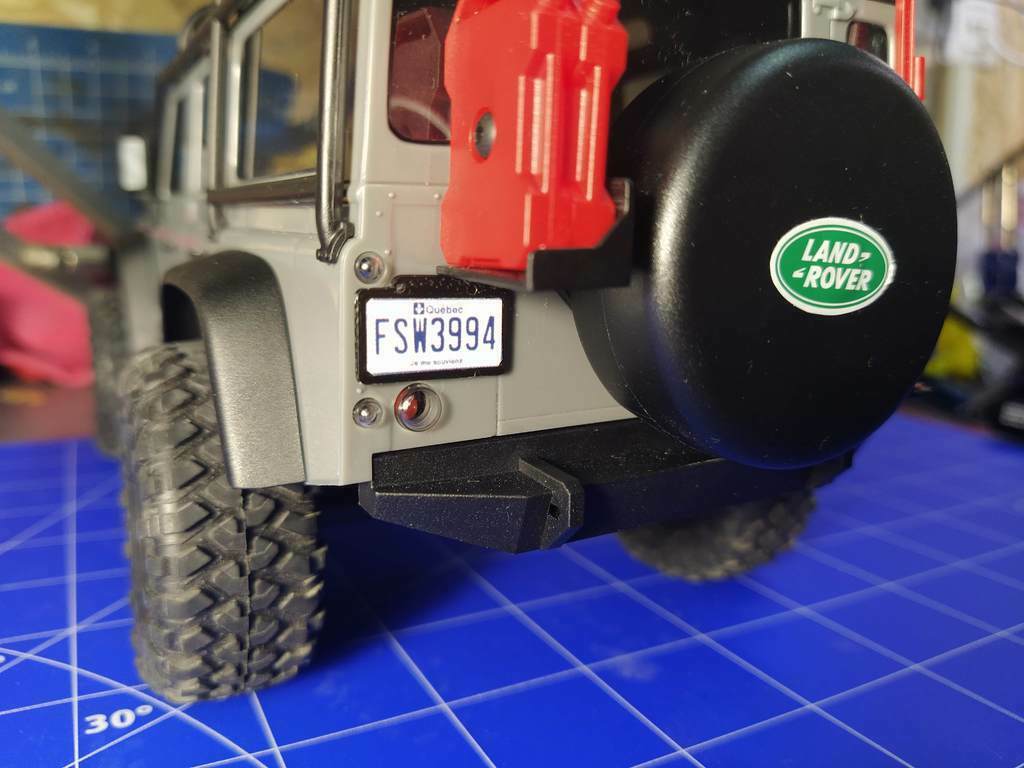 🚗 RC Car License Plate holder - North America・Free 3D File for ・Cults