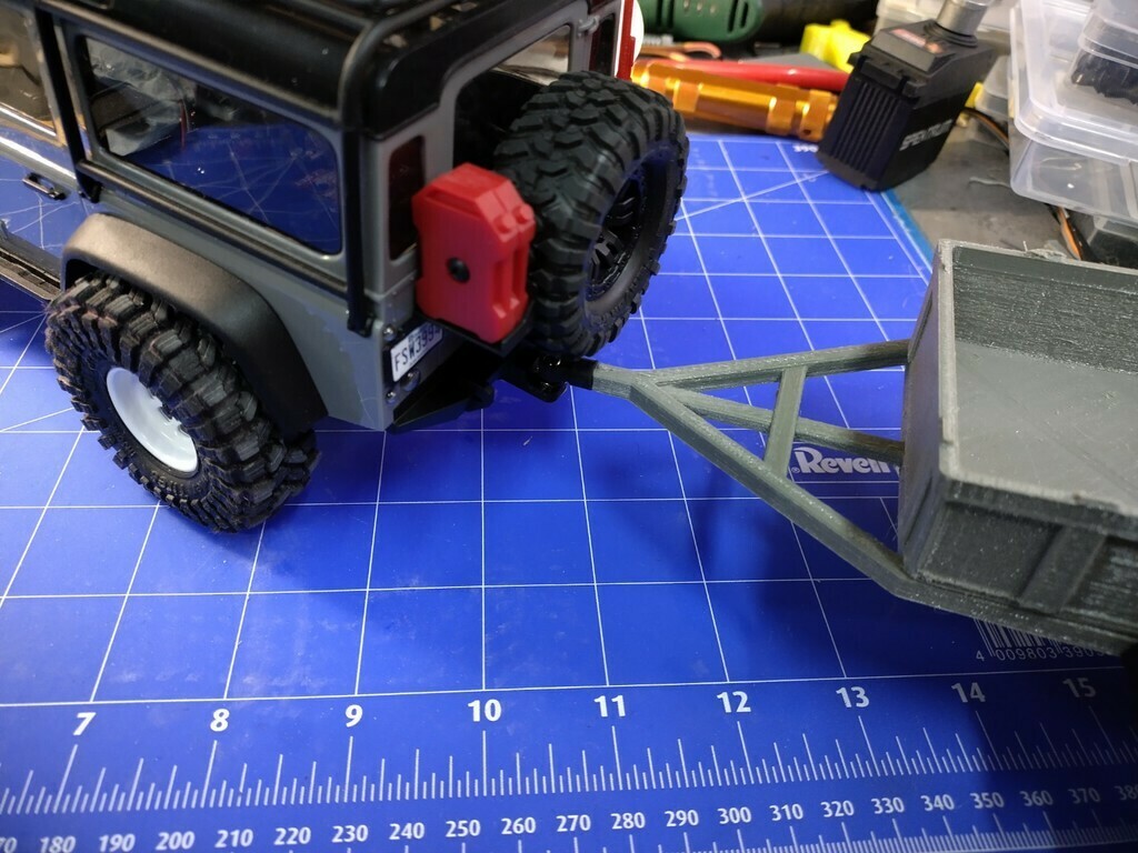 🚐 TRX4M Trailer M3 ball hitch・Free 3D File for ・Cults