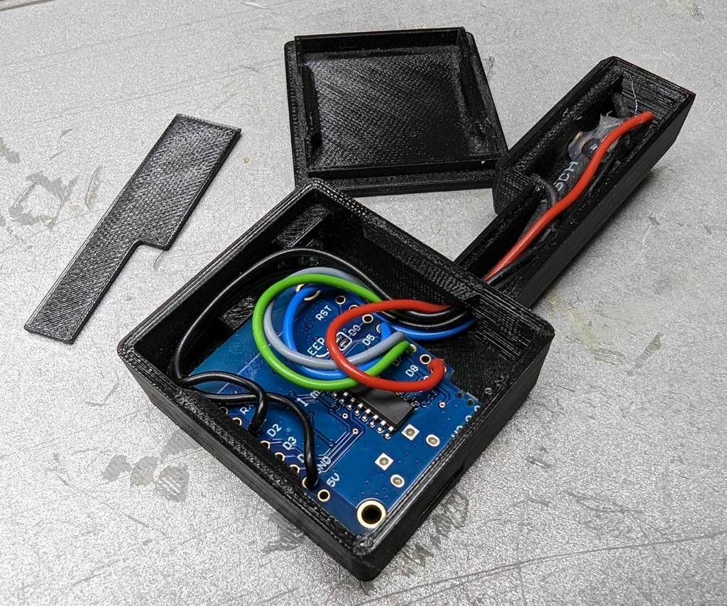 Free 3D file D1 mini v3.0 reed sensor case for a BK-G4 gas meter 👽 ・Object to download and to 3D ...