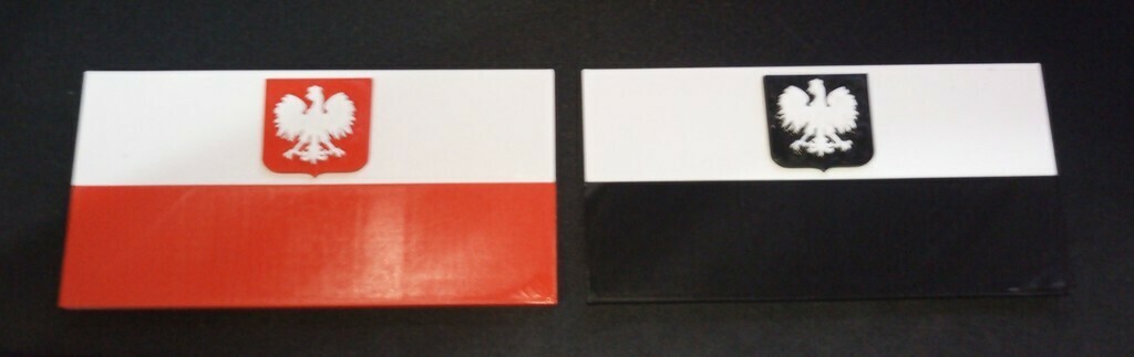 Fichier 3D gratuit Bandera Polaca Pologne drapeau 🎨・Design pour ...