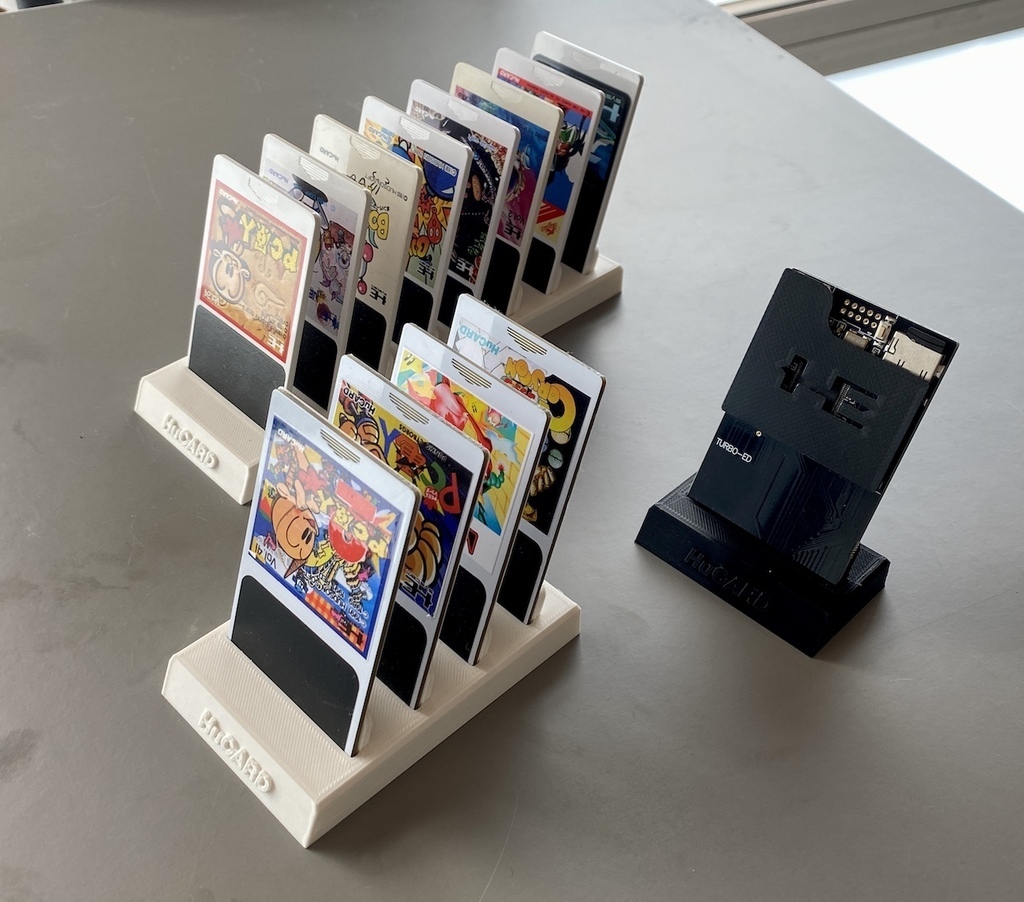 🎮 HuCard Holders / Displays・Free 3D File for ・Cults