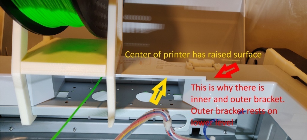 Free 3D file XYZ DaVinci Top Mount Spool Bracket 🔝 ・3D print model to ...