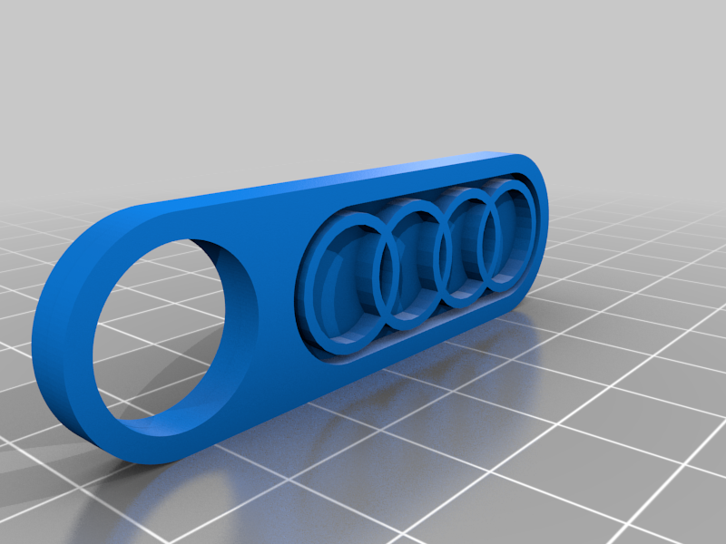 STL file Audi Keychain 🚗 ・3D printer model to download・Cults