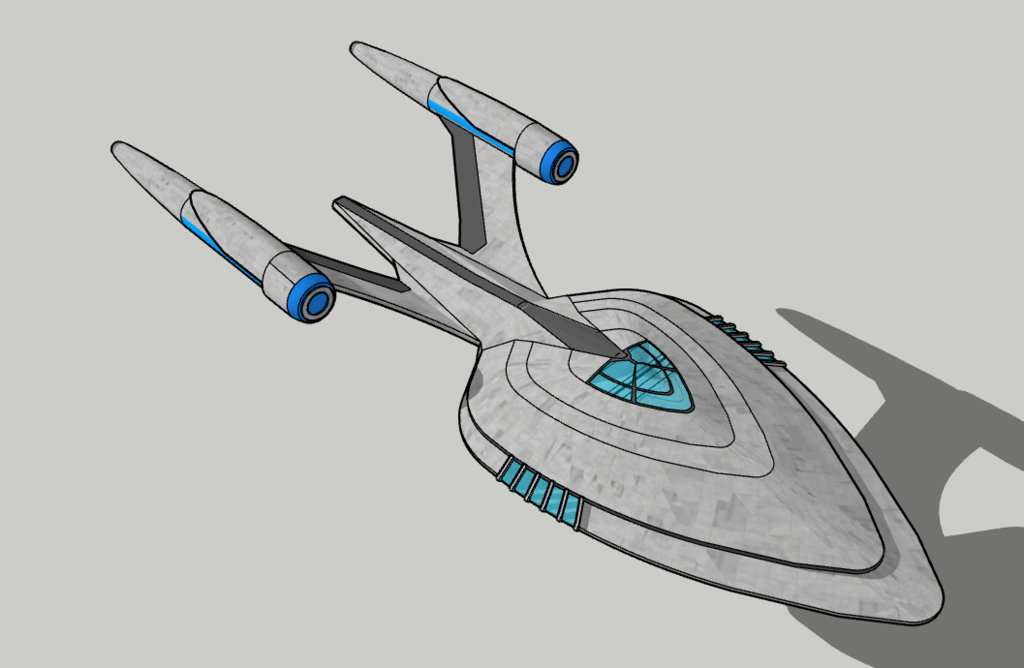 🚢 USS Protostar・Free 3D File for ・Cults