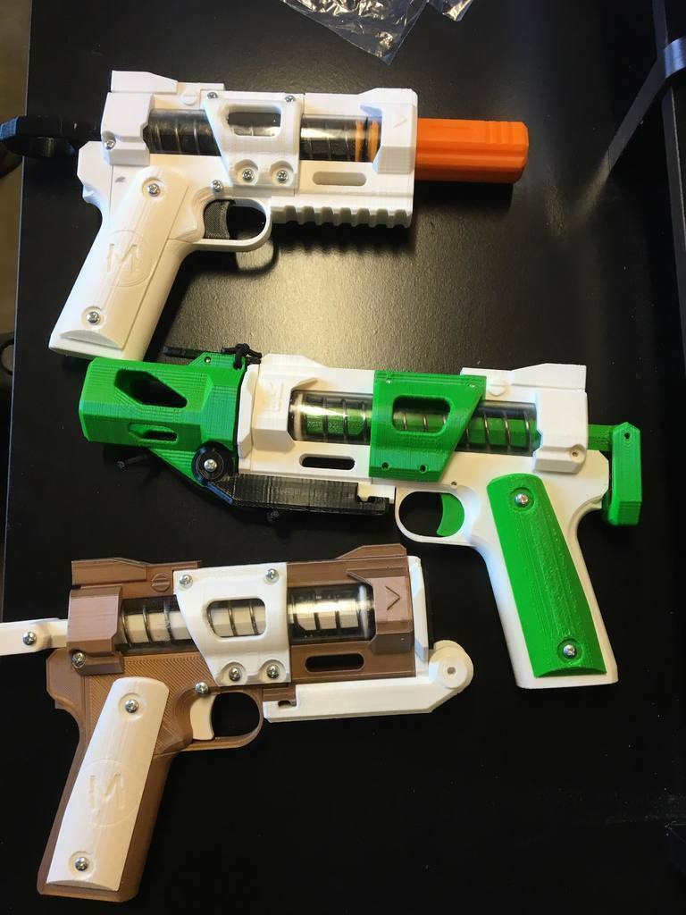 Free 3D file NERF Meaker Mk 18 Assault Pistol 🔫 ・3D printing model to ...