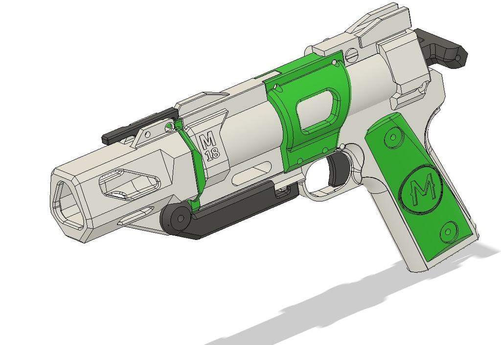Free 3D file NERF Meaker Mk 18 Assault Pistol 🔫 ・3D printing model to ...