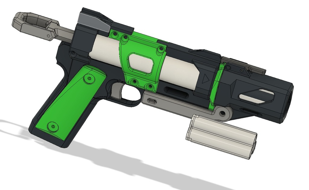 Free 3D file NERF Meaker Mk 18 Assault Pistol 🔫 ・3D printing model to ...