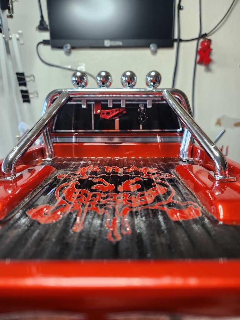 🚚 1/10 scale truck roll bar tool rack・Free 3D File for ・Cults