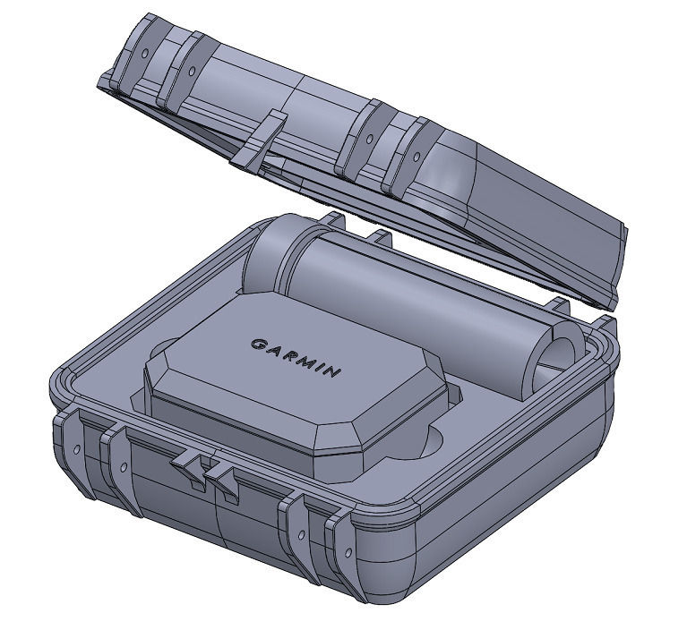 📦 Garmin XERO C1 PRO rugged box・Free 3D File for ・Cults