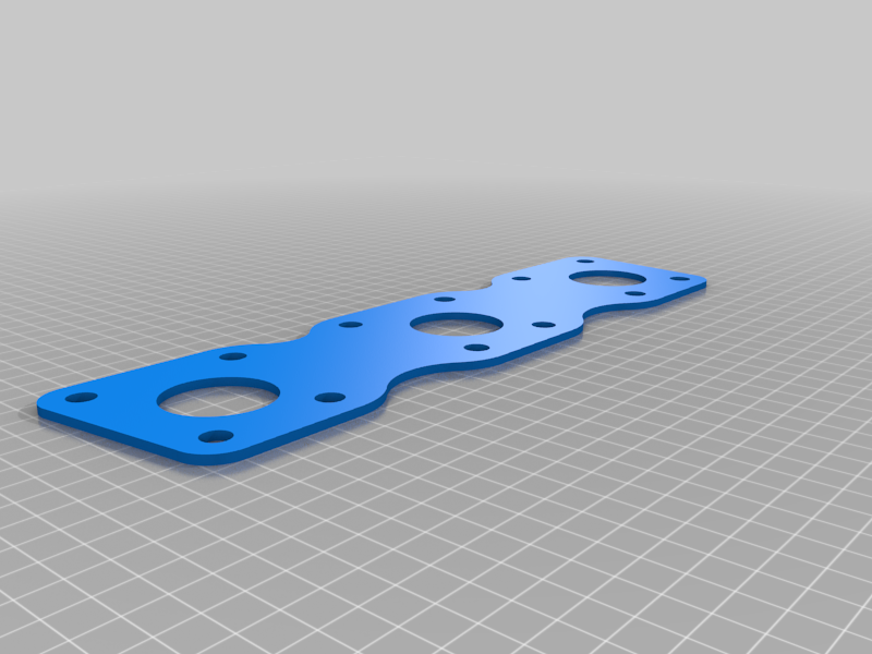 Free 3D file PRV V6 Exhaust Flange Template Volvo Renault Peugeot ...