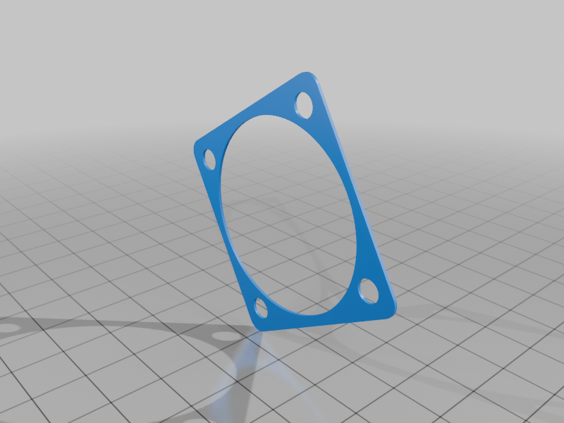 🔌 40x40 PC Fan Bellmouth + Spacer・Free 3D File for ・Cults