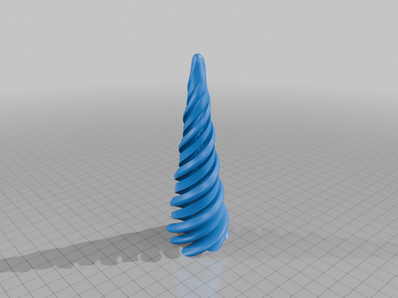 Free 3D file Spiral cone decoration 🎭 ・3D printer design to download・Cults