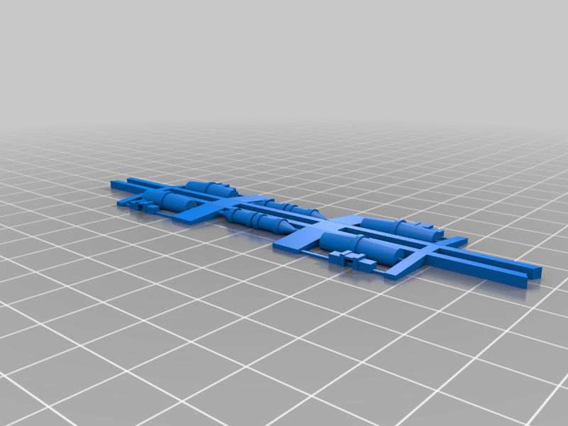 🚆 HO Scale 45ft Flatbed Bulkhead Train Car・Free 3D File for ・Cults