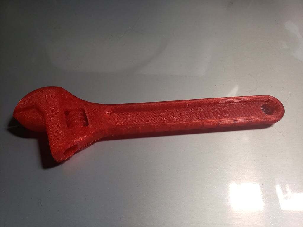 3D printable Fully assembled 3D printable wrench・Cults