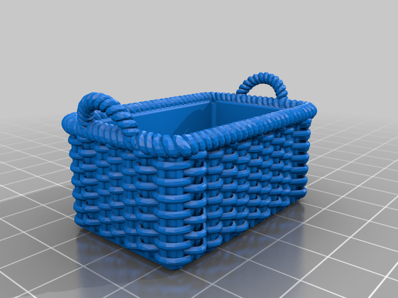 🧺 Wicker basket for Everdell pebbles・Free 3D File for ・Cults