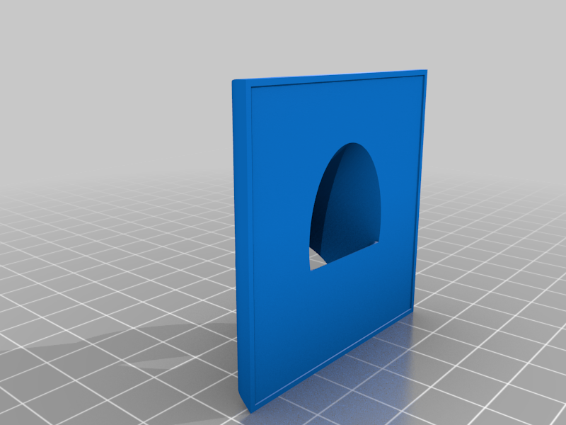 Free 3D file Small 2" (51mm) Cable Outlet Cover 🤏 ・3D printing idea to ...