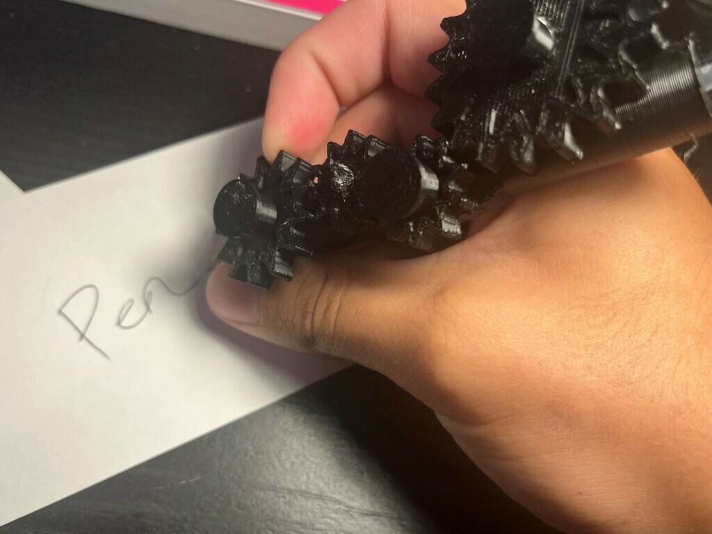 ⚙️ Gear Fidget Pen V2・ STL File for 3D printing・Cults