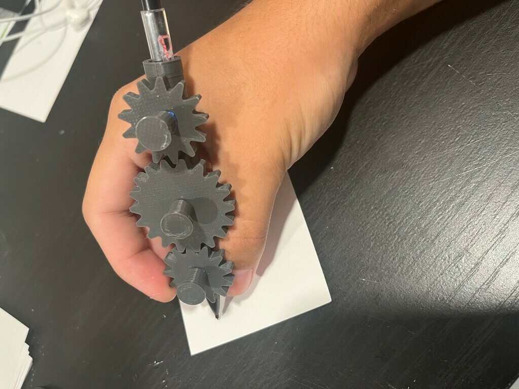 Free STL file Gear Pencil Fidget ⚙️ ・3D printable model to download・Cults