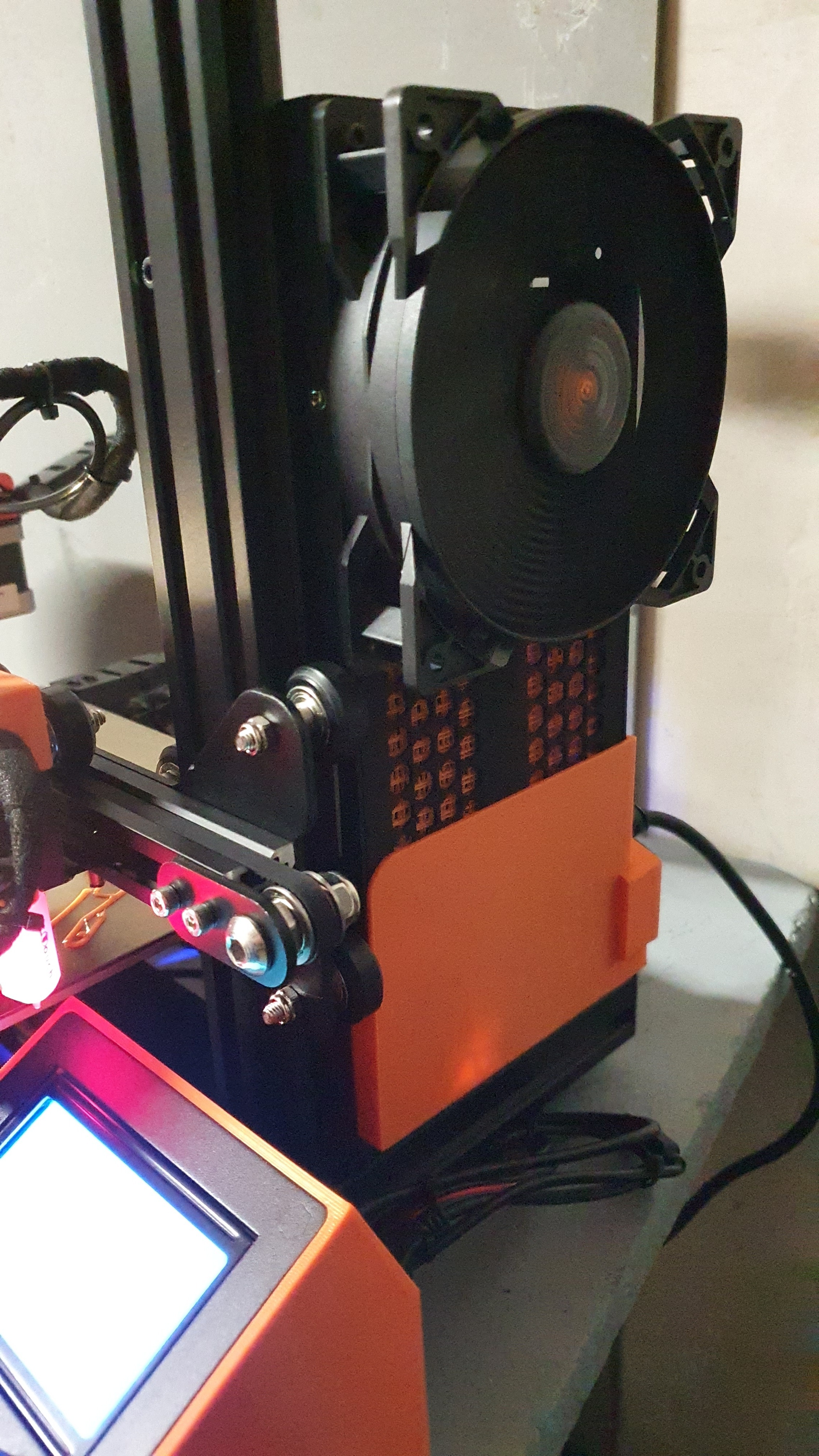 3D printed Creality Ender 3 PSU 120mm Fan Upgrade Housing・Cults