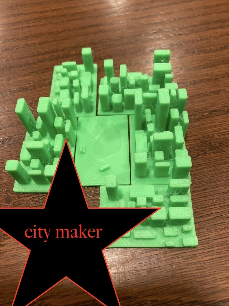 🏙️ city maker・Free 3D File for ・Cults