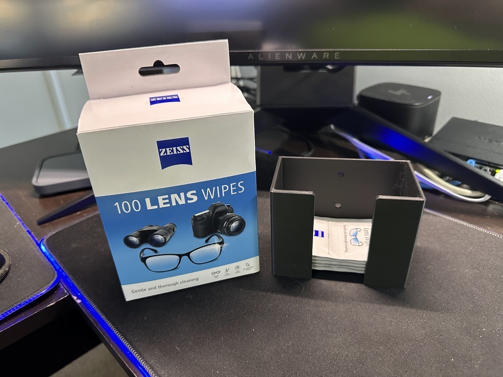 👓 Lens Wipe holder・Free 3D File for ・Cults