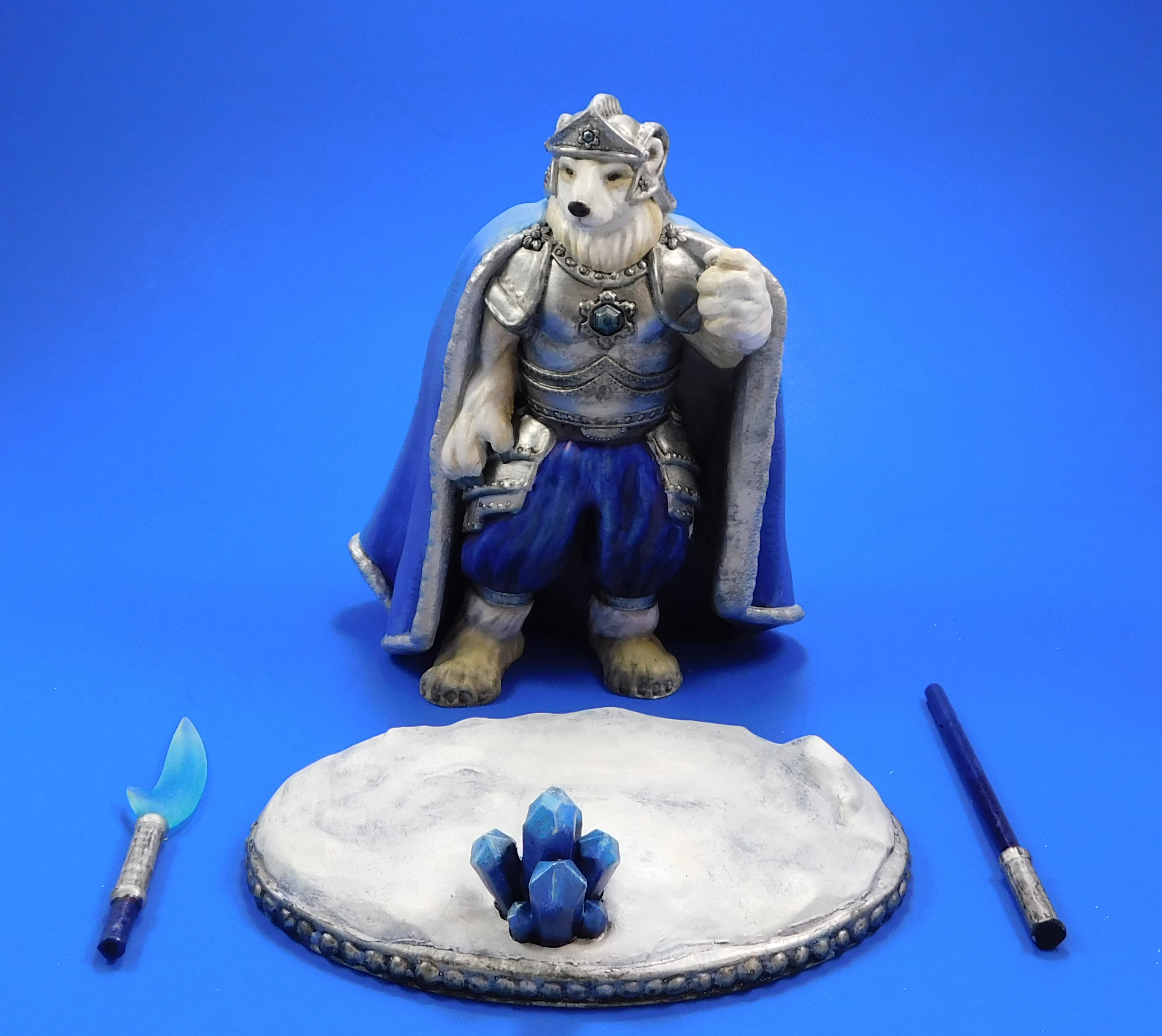 🐻 Armel the Polar Paladin・Free STL File for ・Cults
