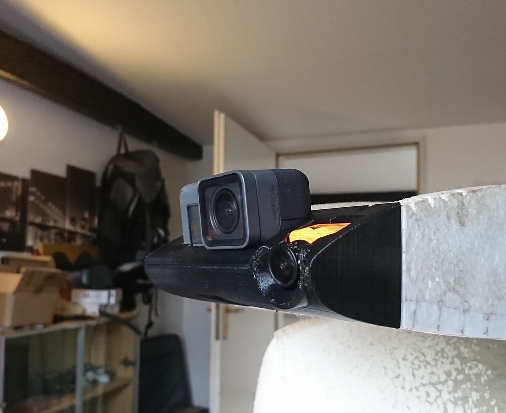 👃 Stealthwings Raphax GoPro Hero Nose Mount・Free 3D File for ・Cults