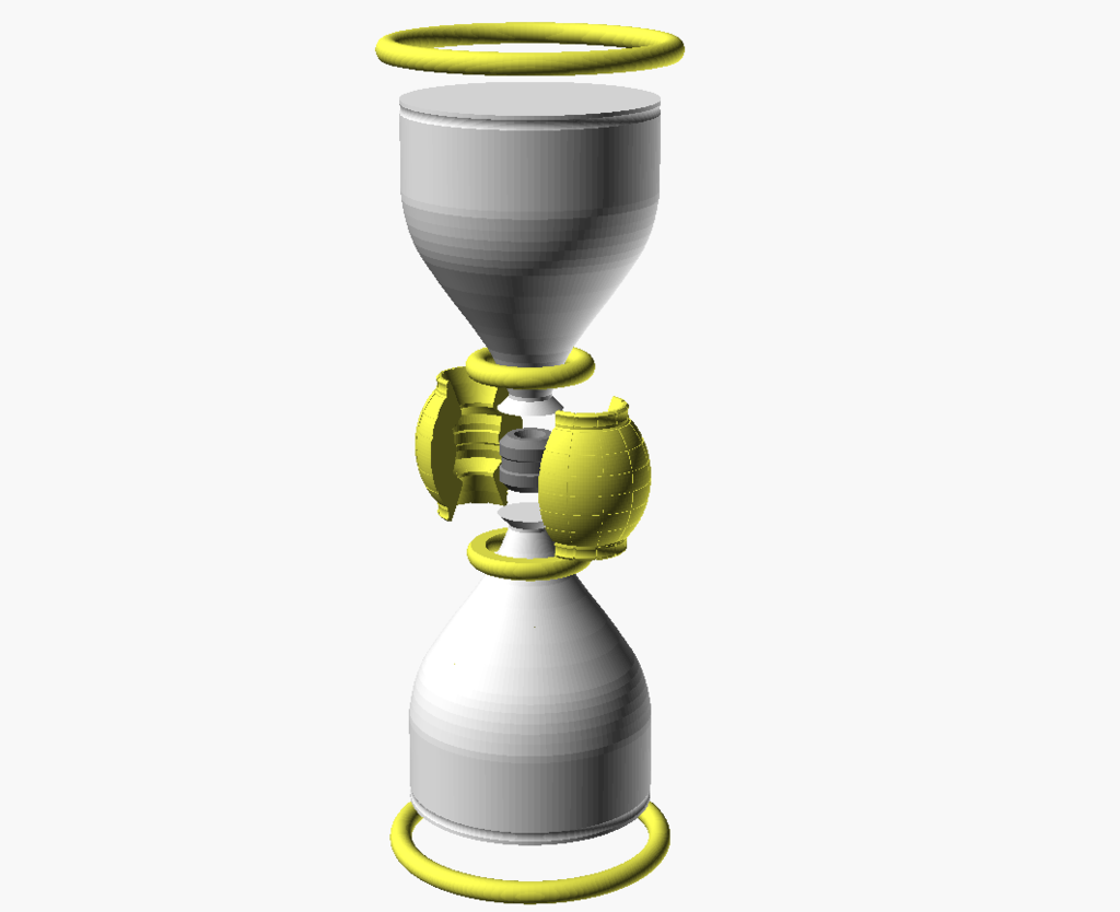 Free STL file Hourglass ⏳ ・Object to download and to 3D print・Cults