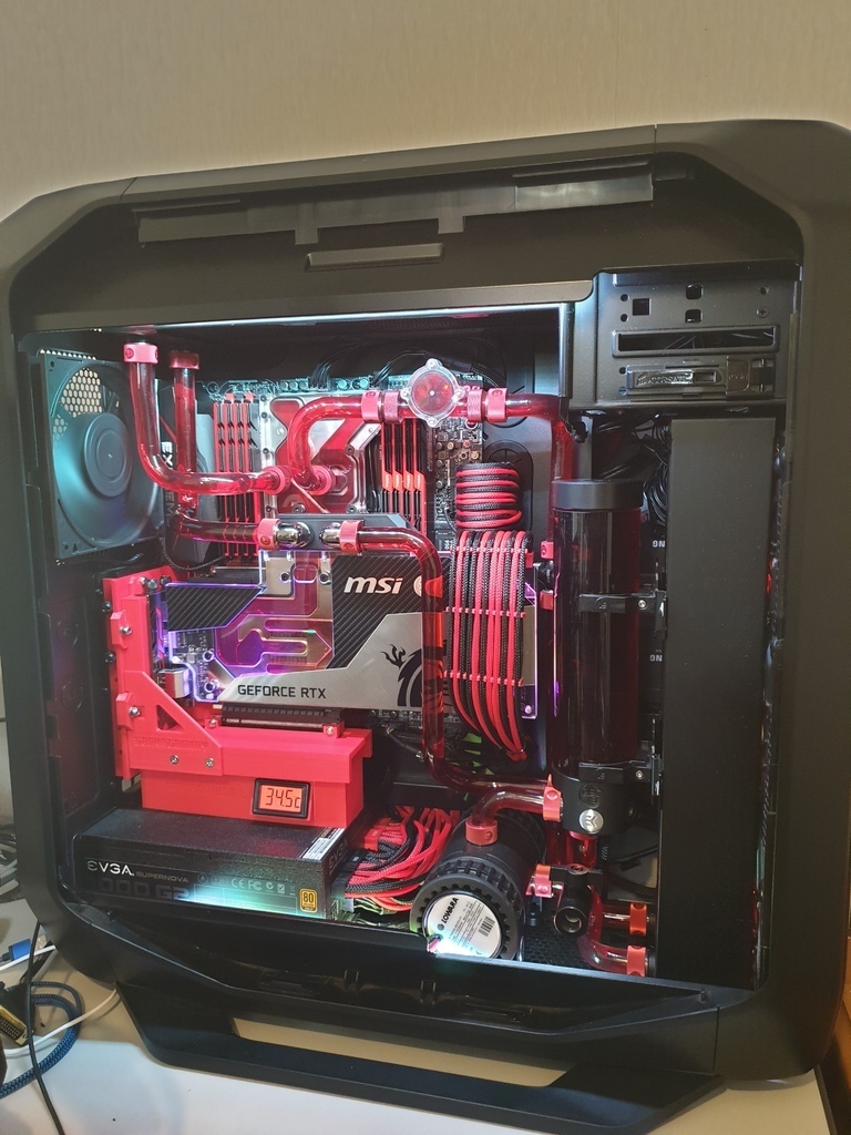 🖥️ Single GPU Vertical Mount 2-3 Slot・Free STL File for 3D printing・Cults