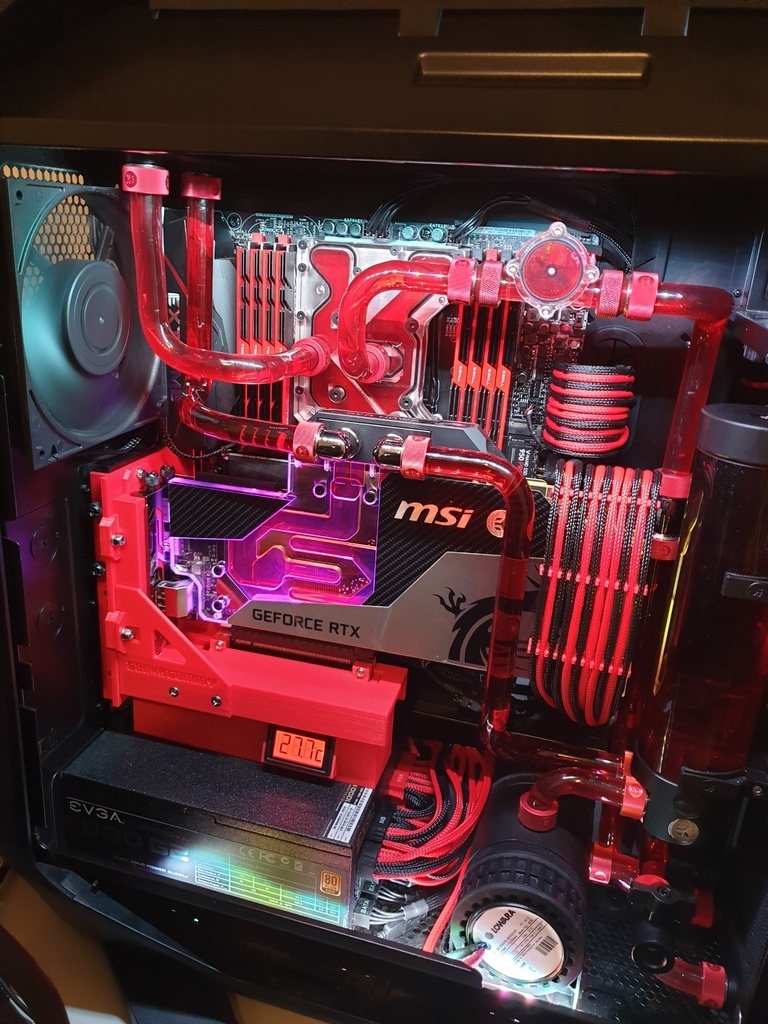 🖥️ Single GPU Vertical Mount 2-3 Slot・Free STL File for 3D printing・Cults