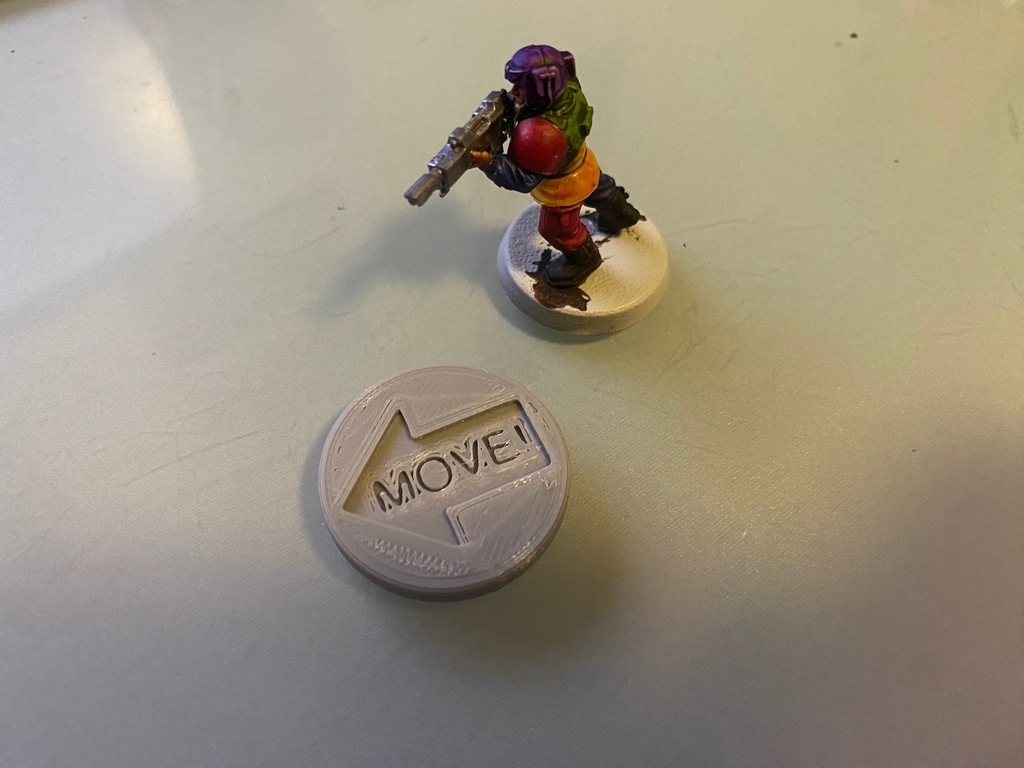 ⚔ Warhammer 40k - Astra Militarum - Token - 10th - Voice of Command・Free 3D File for ・Cults