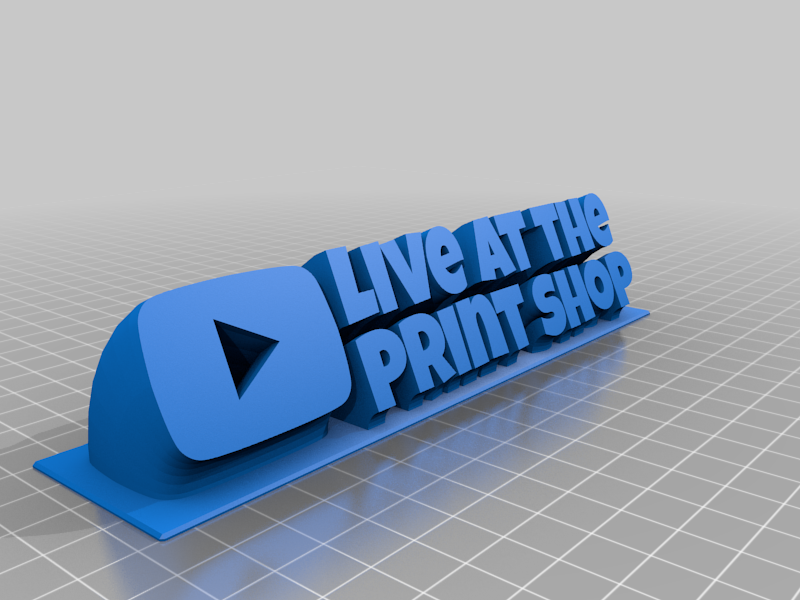 Free 3D file LIVE AT THE PRINTSHOP 🏢 ・3D printable model to download・Cults
