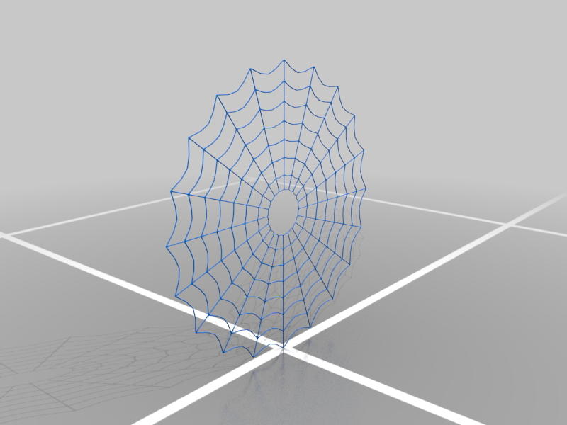 Free 3D file Circular Spiderweb 🎃 ・Template to download and 3D print・Cults