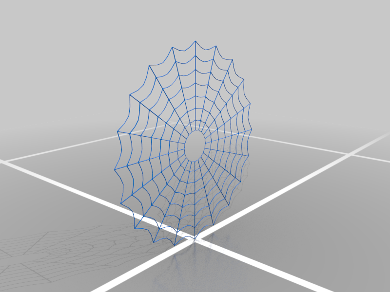 Free 3D file Circular Spiderweb 🎃 ・Template to download and 3D print・Cults