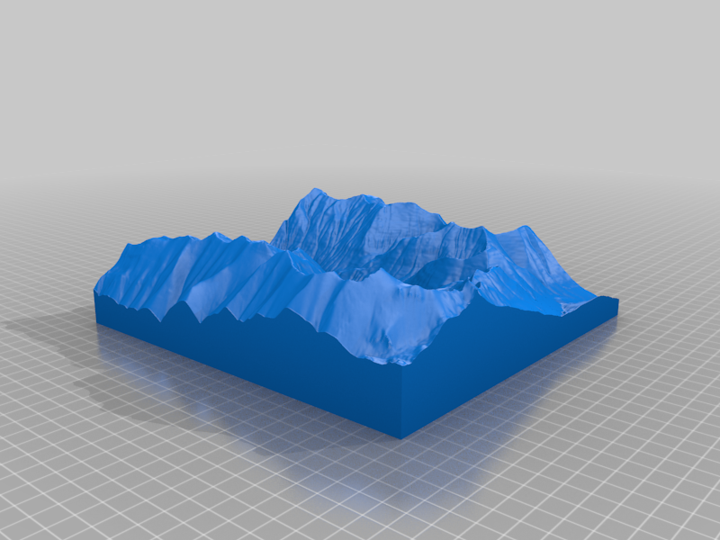 🔮 Crystal Mountain Topographic Map・Free 3D File for ・Cults