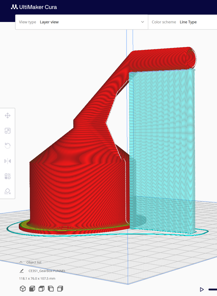 🛢️ Angled Funnel, Gearbox OIL Filler・Free 3D File for ・Cults