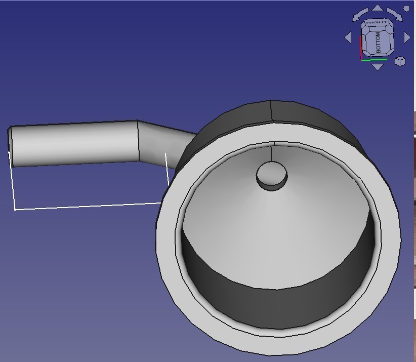 🛢️ Angled Funnel, Gearbox OIL Filler・Free 3D File for ・Cults