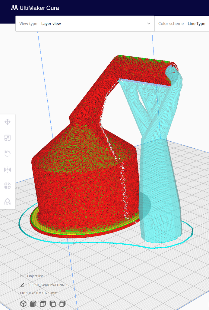 🛢️ Angled Funnel, Gearbox OIL Filler・Free 3D File for ・Cults