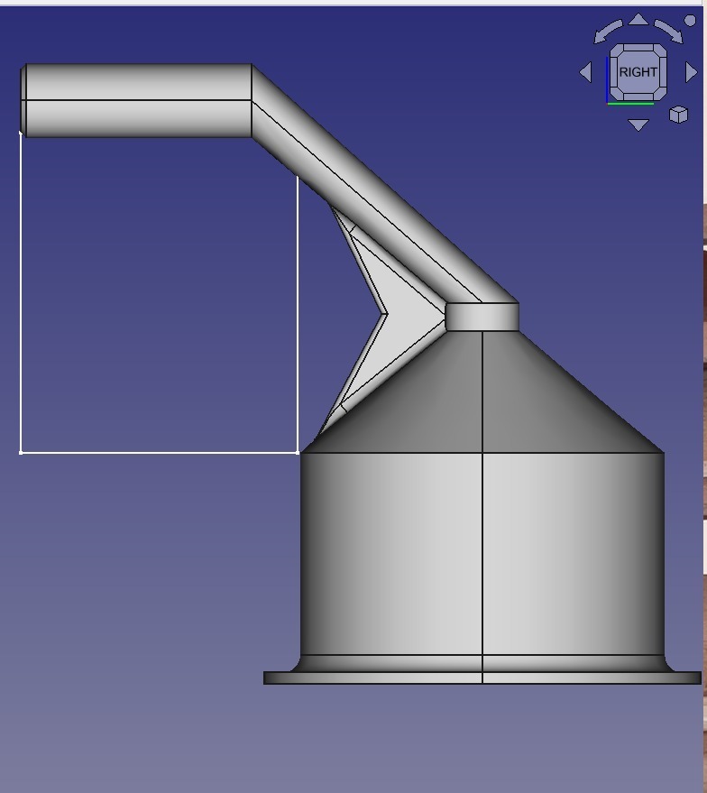 🛢️ Angled Funnel, Gearbox OIL Filler・Free 3D File for ・Cults