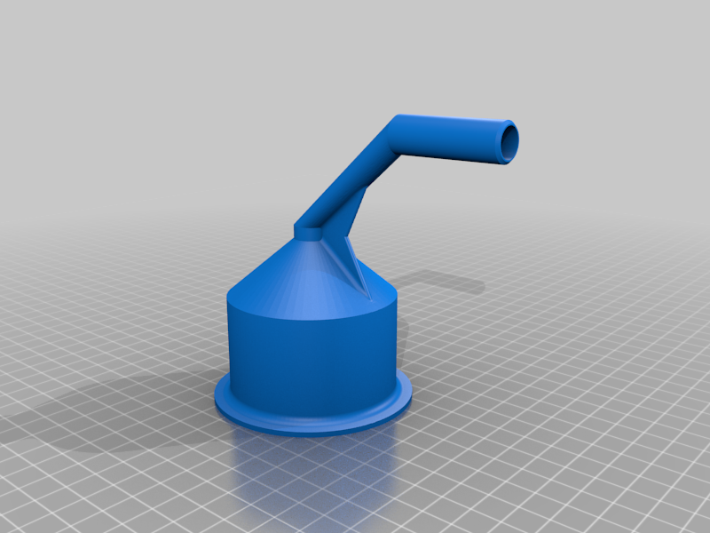 🛢️ Angled Funnel, Gearbox OIL Filler・Free 3D File for ・Cults