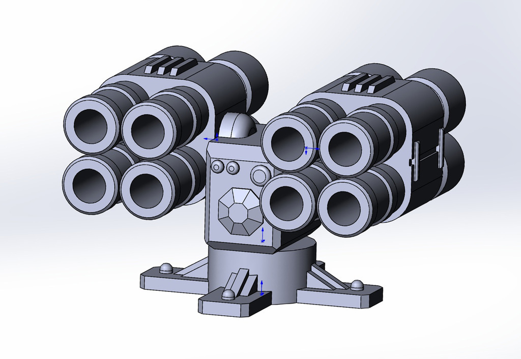 🚀 Rocket launcher weapon 1:64 (Gaslands)・Free 3D File for ・Cults