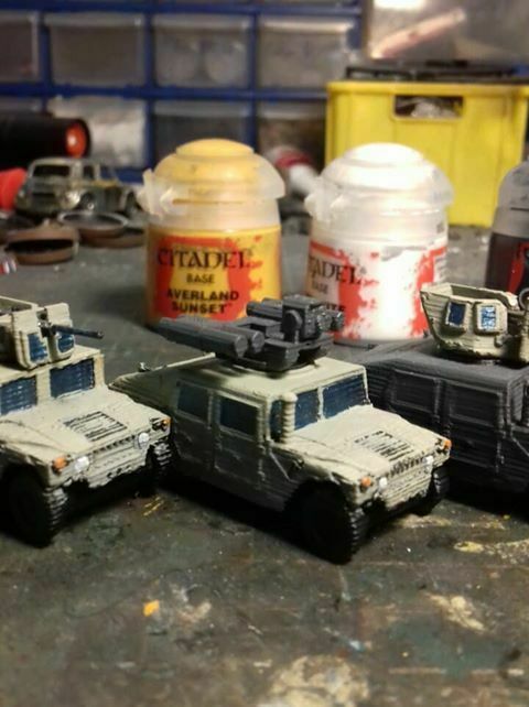 👽 15mm Humvee collection・Free 3D File for ・Cults